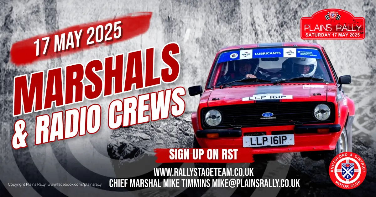 Plains Rally Marshals & Radio Crews